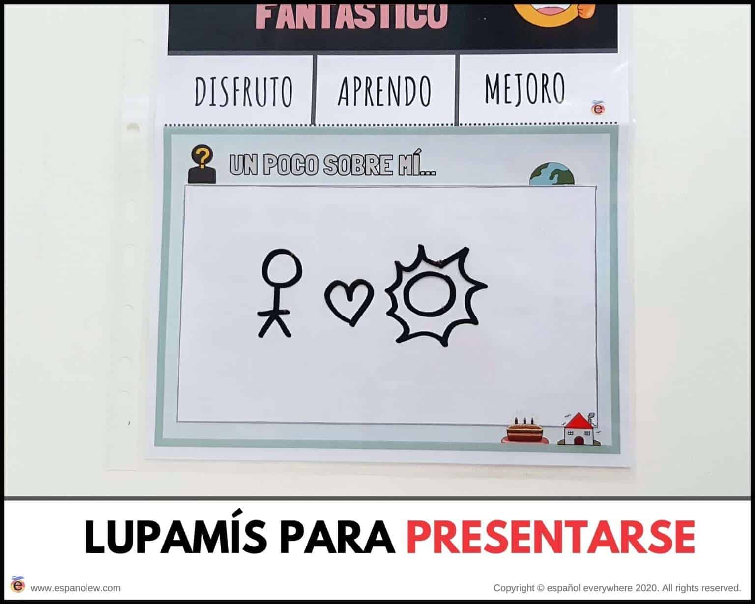 💻 ´Las lupamís (I)´- PRESENTARSE Y OBJETIVOS- Preguntas, Verbo tener ...