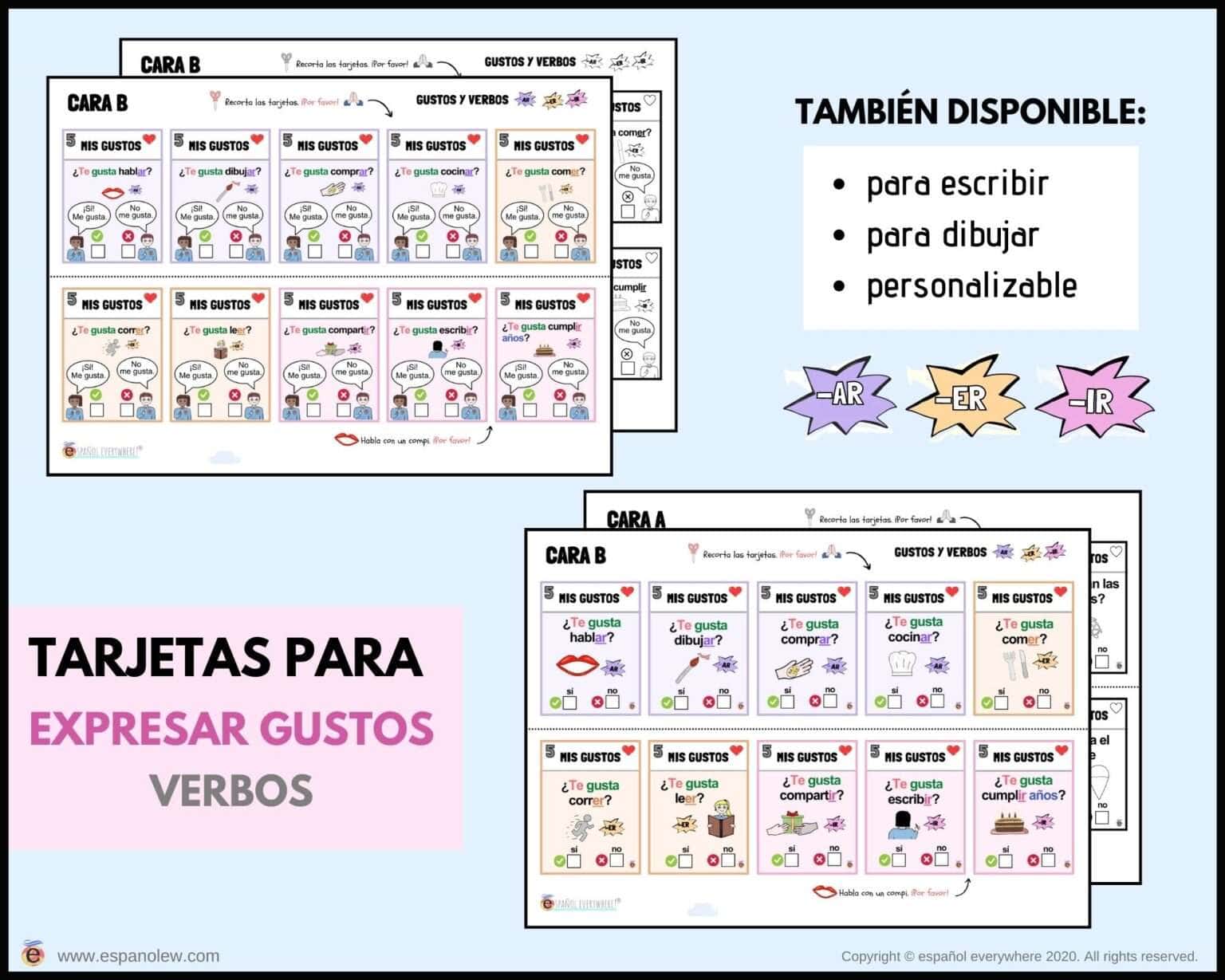 💻 ´Las lupamís (I)´- PRESENTARSE Y OBJETIVOS- Preguntas, Verbo tener ...