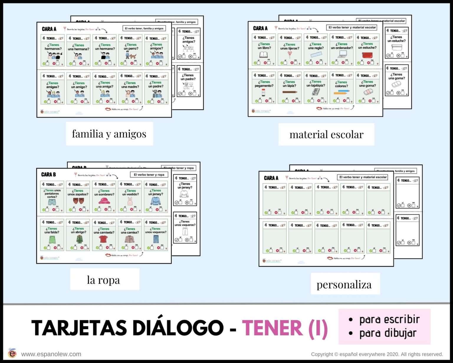 Actividades para la vuelta al cole. Tarejtas y juegos para presentarse ...