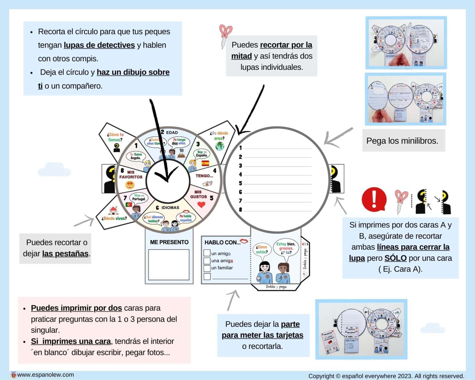 💻 ´Las lupamís (I)´- PRESENTARSE Y OBJETIVOS- Preguntas, Verbo tener ...