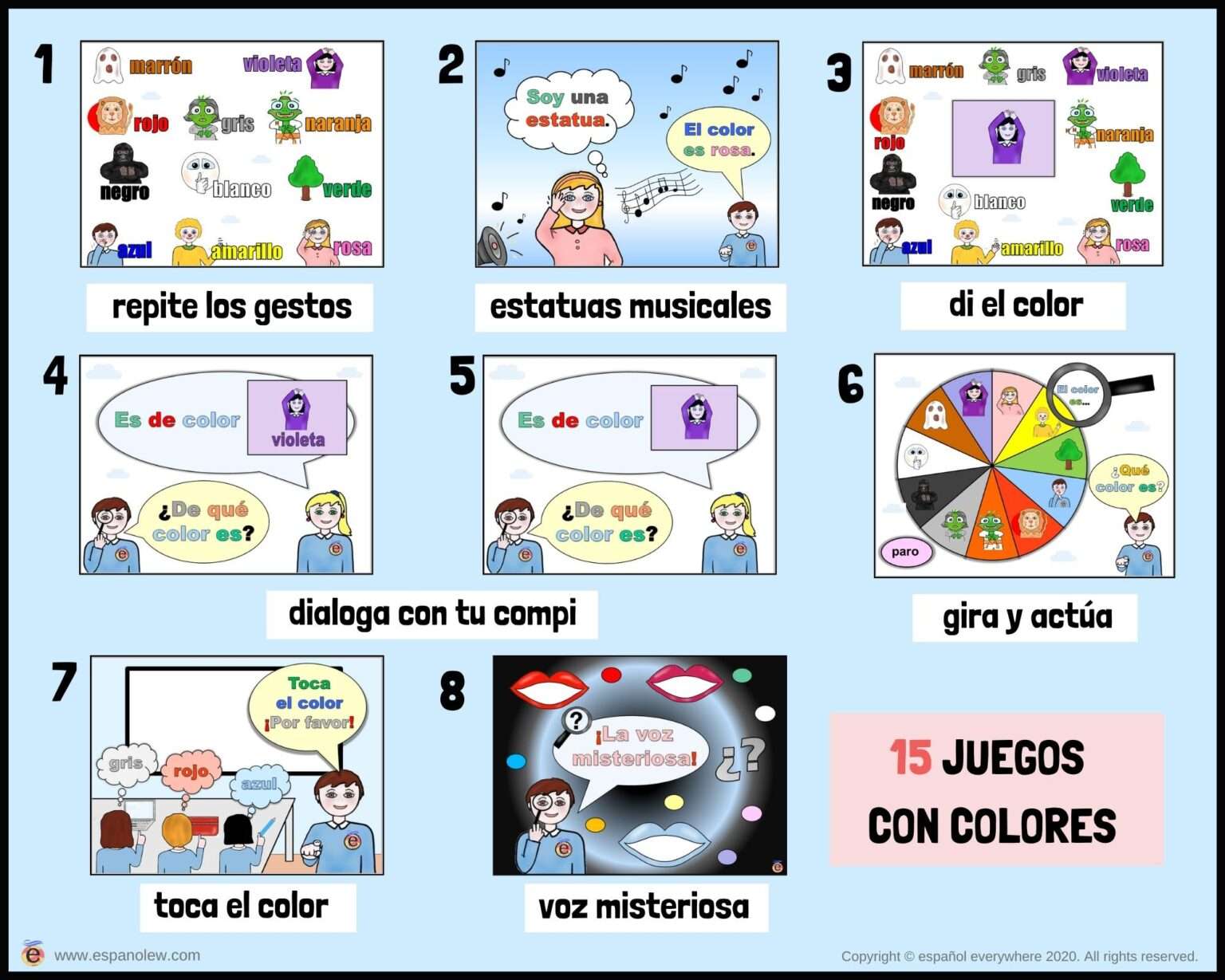 Juegos, manualidades y actividades con colores. Cómo hacer que los ...