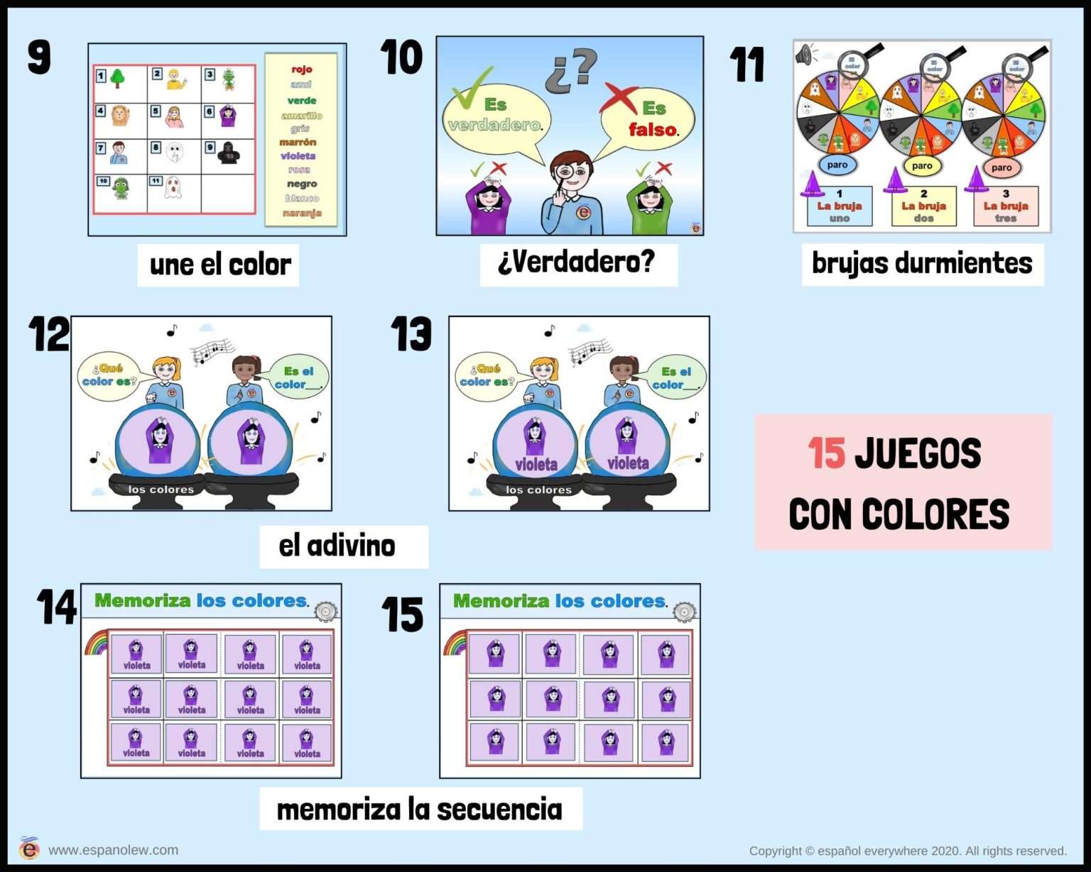 Juegos, manualidades y actividades con colores. Cómo hacer que los ...