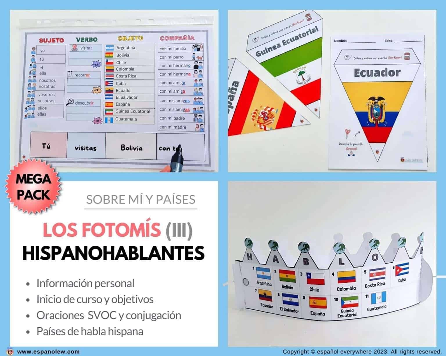 Países que hablan español. Cómo celebrar el Mes de la Hispanidad ...