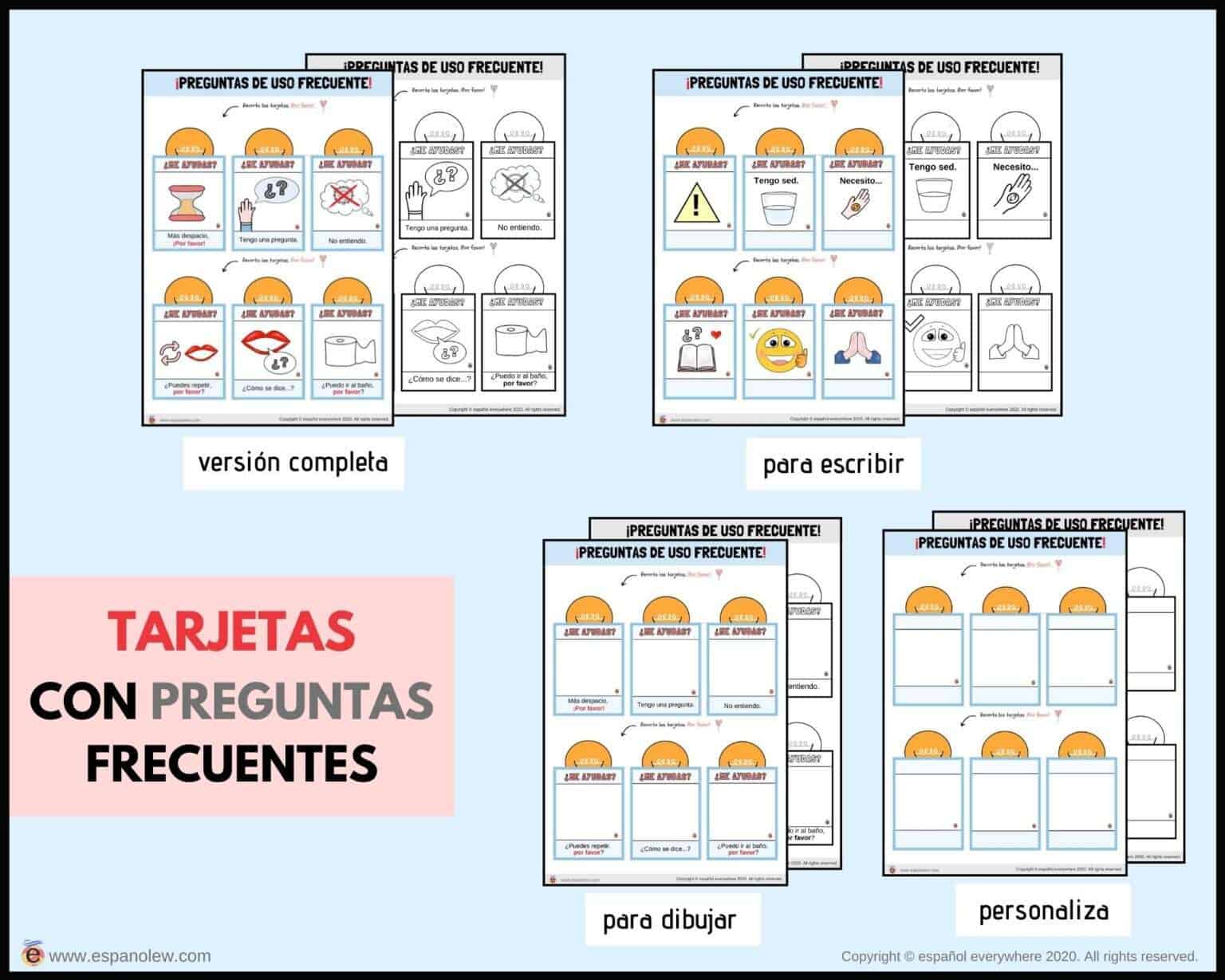 💻 Preguntas y Frases Útiles para la Clase de Español. Actividades para ...