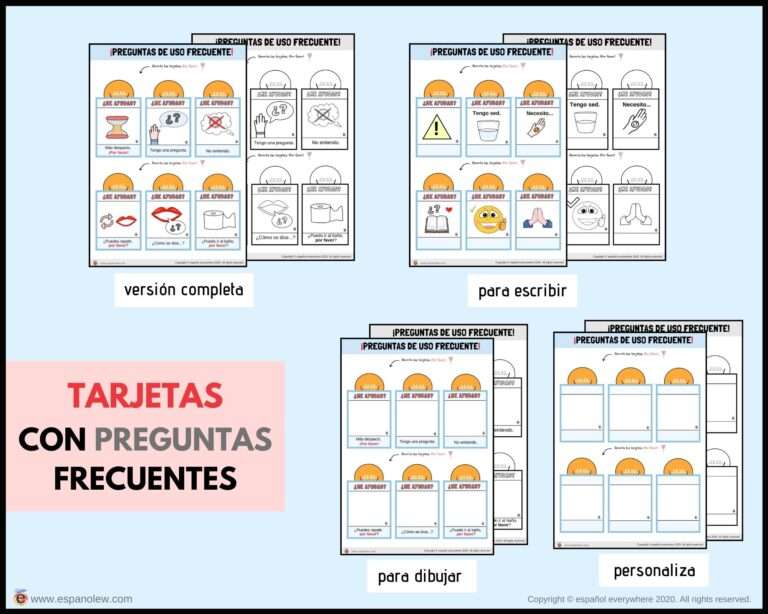 Preguntas y Frases Útiles para la Clase de Español. Actividades para la vuelta a cole. Cómo ...