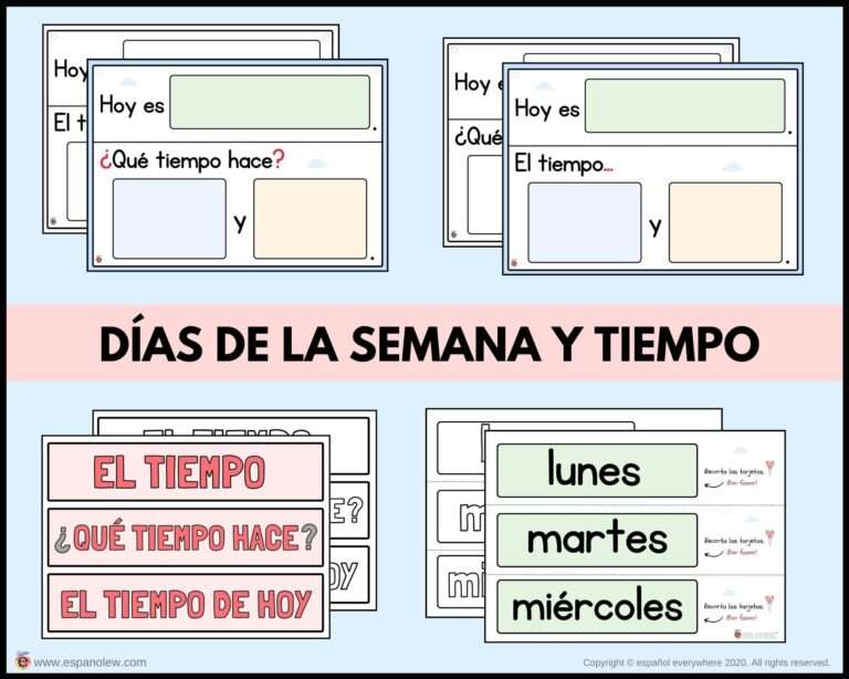 Calendario en la clase de español. Rutinas en clase de ELE para niños ...
