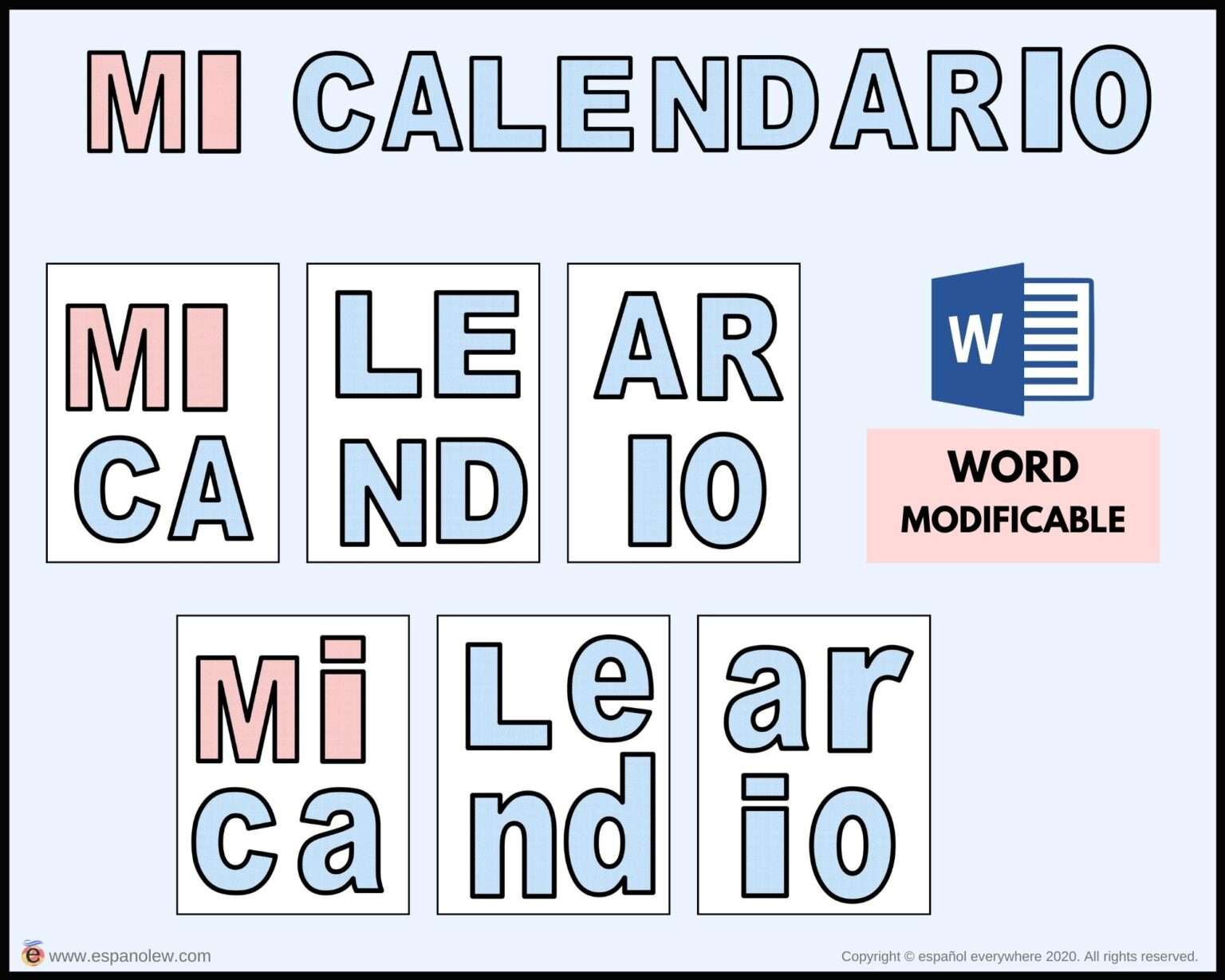 Calendario en la clase de español. Rutinas en clase de ELE para niños ...