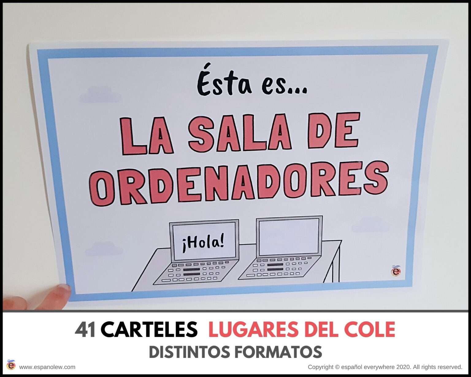 CARTELES Y ETIQUETAS-Material escolar, lugares del cole, alfabeto ...