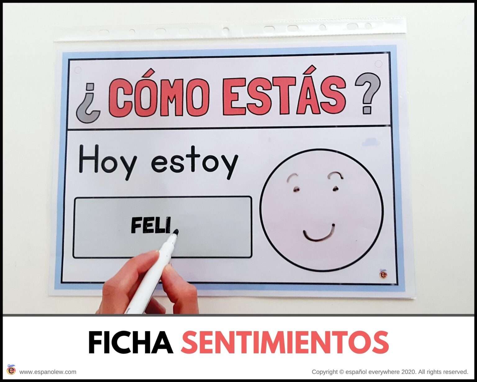 Cómo estás. Sentimientos enc lase de español para niños. Fichas para ...
