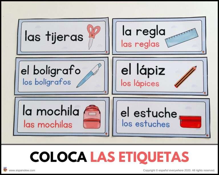 Etiqueta para material escolar. Etiquetas para organizar el material de ...