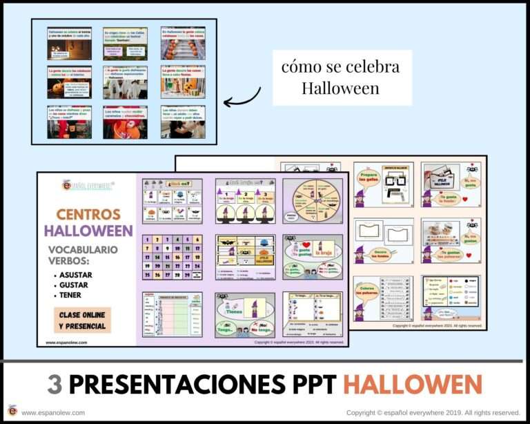 💻 ´Centros de Halloween 3 en 1´(I)- Aprende, decora y juega. – español ...