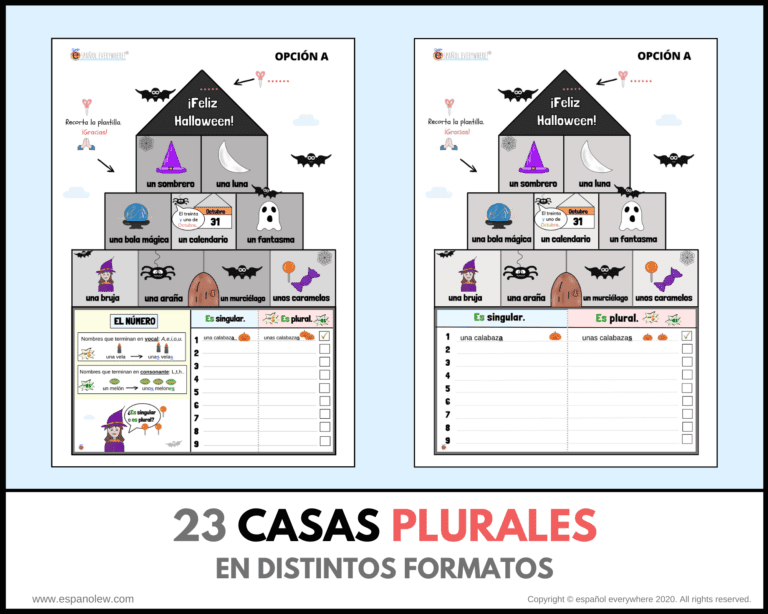 💻 ´Aprende-casas de Halloween´- Vocabulario, conjugación, verbos ...