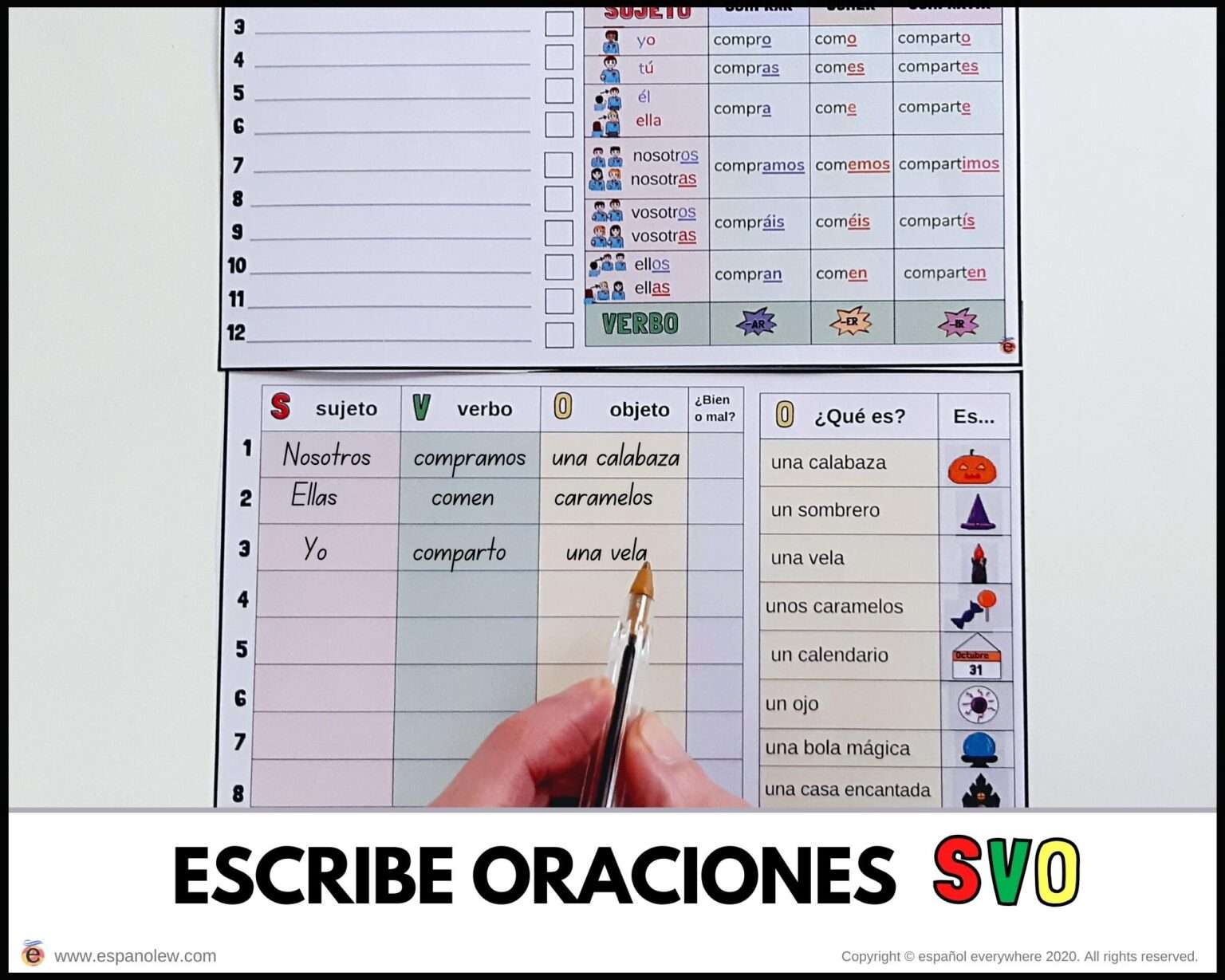 💻 ´Aprende-casas de Halloween´- Vocabulario, conjugación, verbos ...