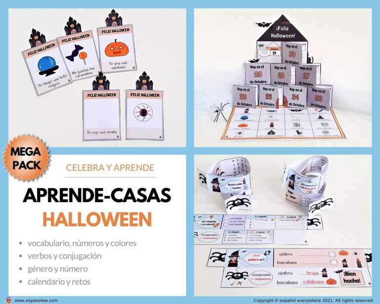 💻´Actividades para Halloween´. Manualidades, fichas y juegos – español ...