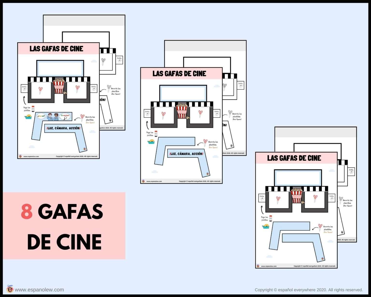 🎬´El amigo actor´. Actividades de repaso. VERBOS Y VOCABULARIO Fiesta ...