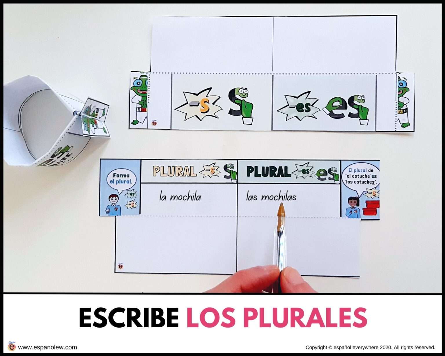 Cómo formar los plurales en español. Actividades, juegos y manualidades ...
