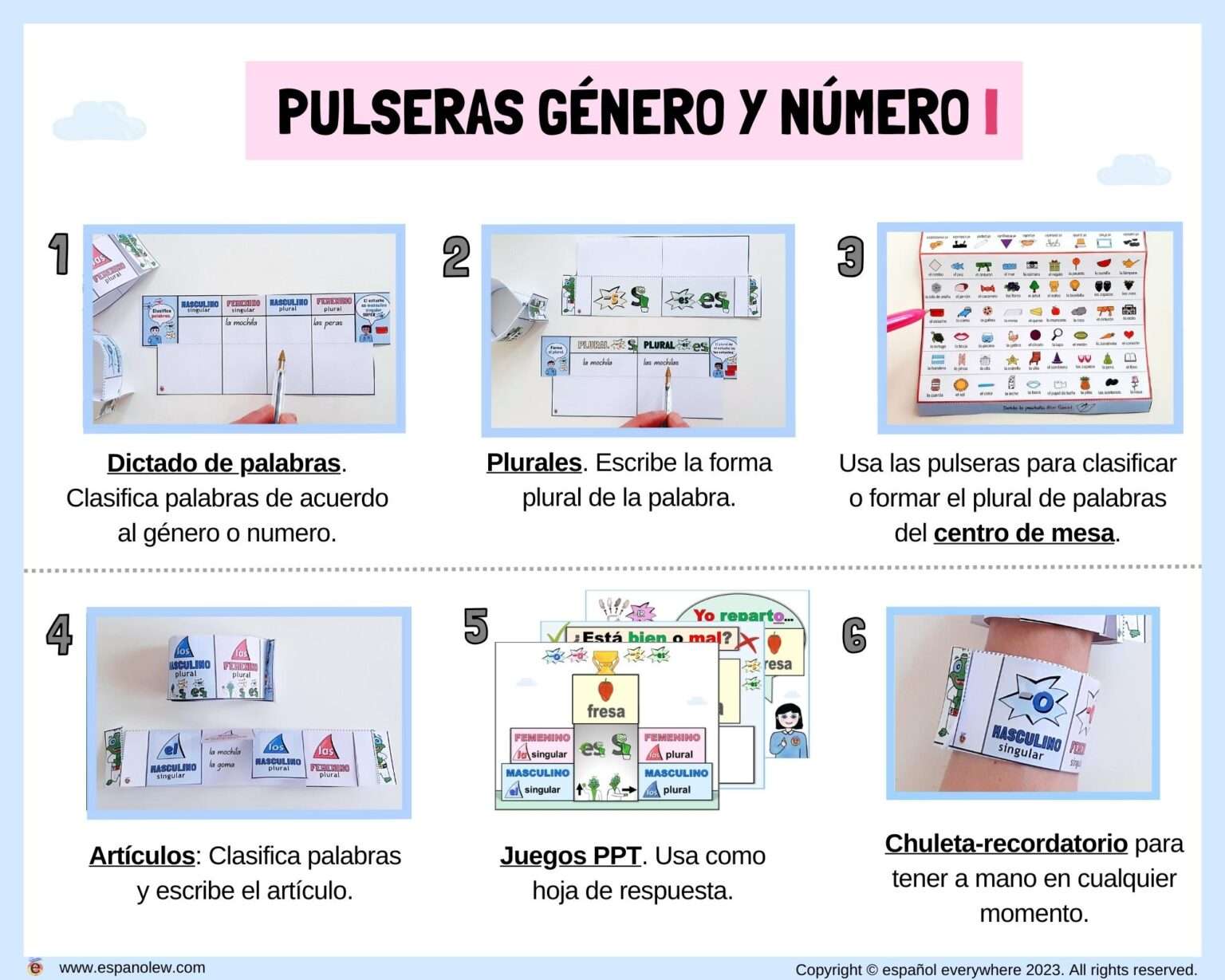 Concordancia género y número en clase de español para niños ...