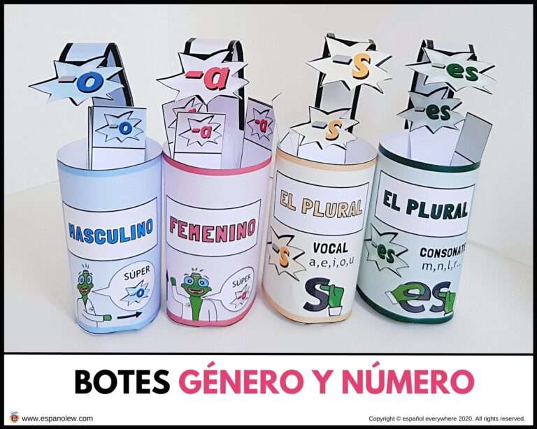 | Concordancia de sustantivos. Números, vocabulario y colores.