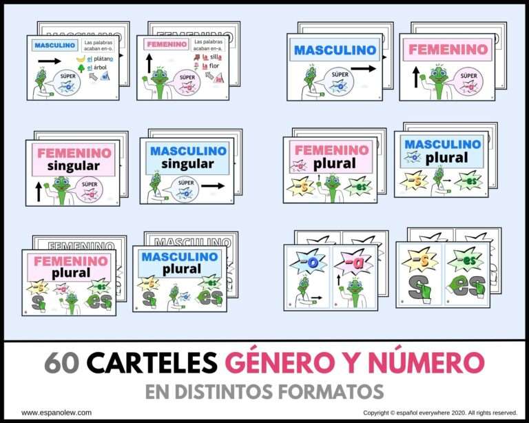 Concordancia género y número en clase de español para niños ...