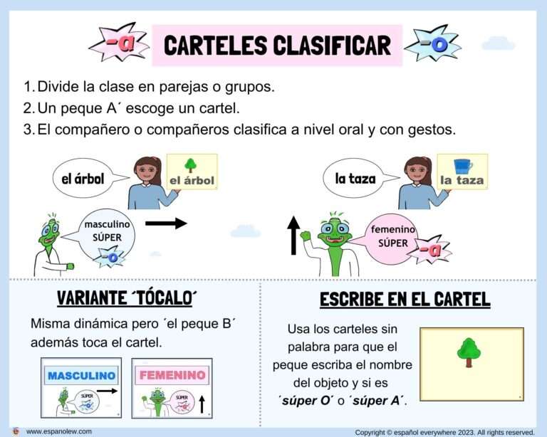 💻´Camaleón karateca III´. Concordancia género y número. Artículos ...