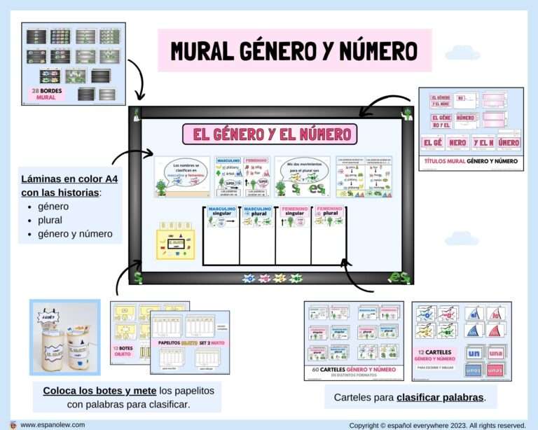 Concordancia género y número en clase de español para niños ...