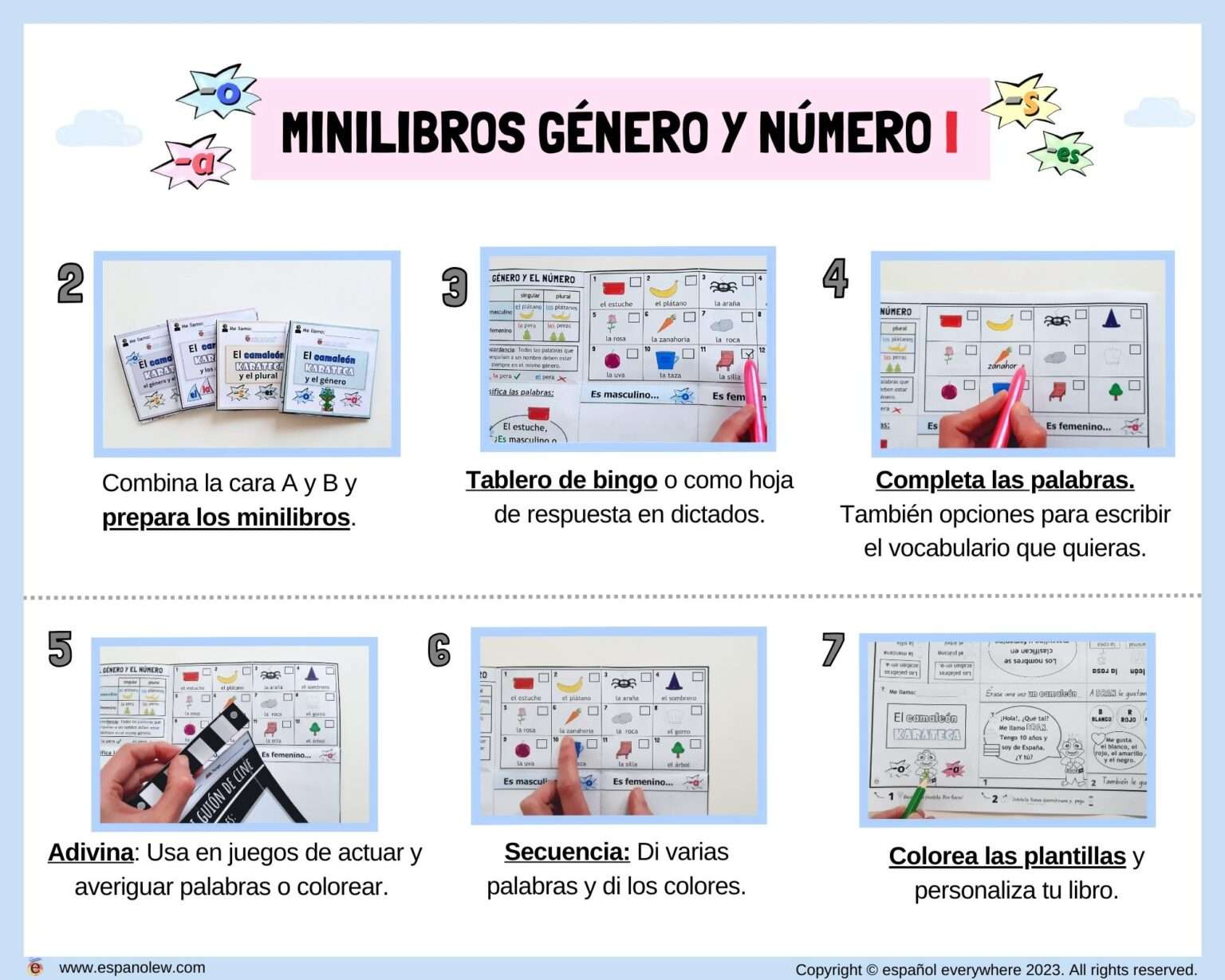 Concordancia género y número en clase de español para niños ...