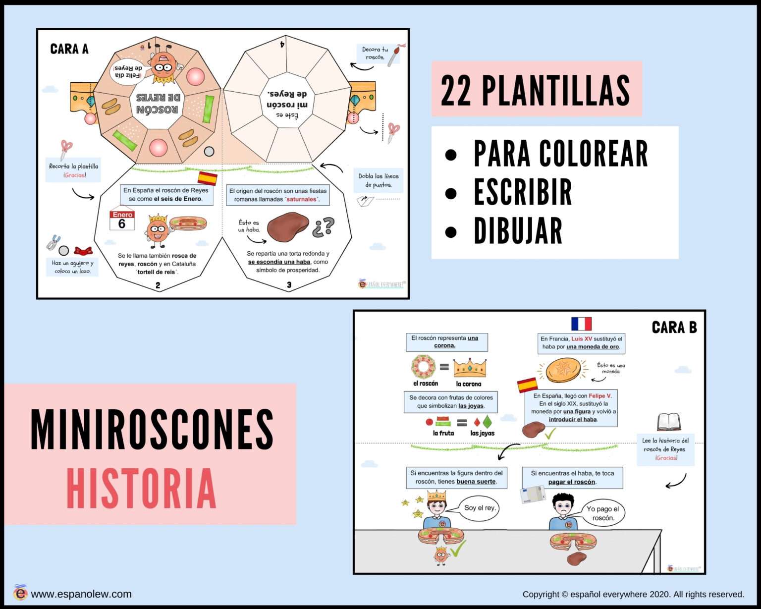 👑EL ROSCÓN DE REYES. Actividades y manualidades con niños para el Día ...