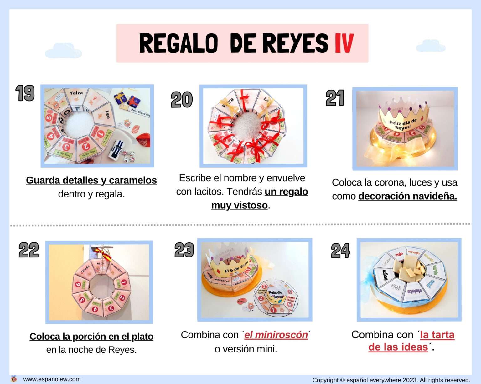 👑EL ROSCÓN DE REYES. Actividades y manualidades con niños para el Día ...
