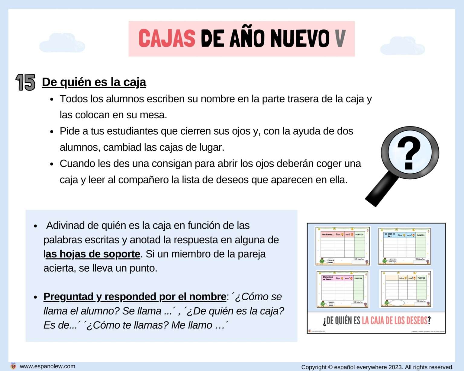🎉 CAJAS DE LOS DESEOS- Juegos y manualidades para Nochevieja y Año Nuevo.