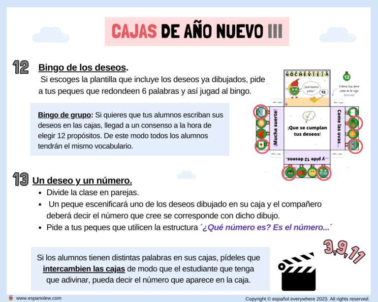 🎉 CAJAS DE LOS DESEOS- Juegos y manualidades para Nochevieja y Año Nuevo.