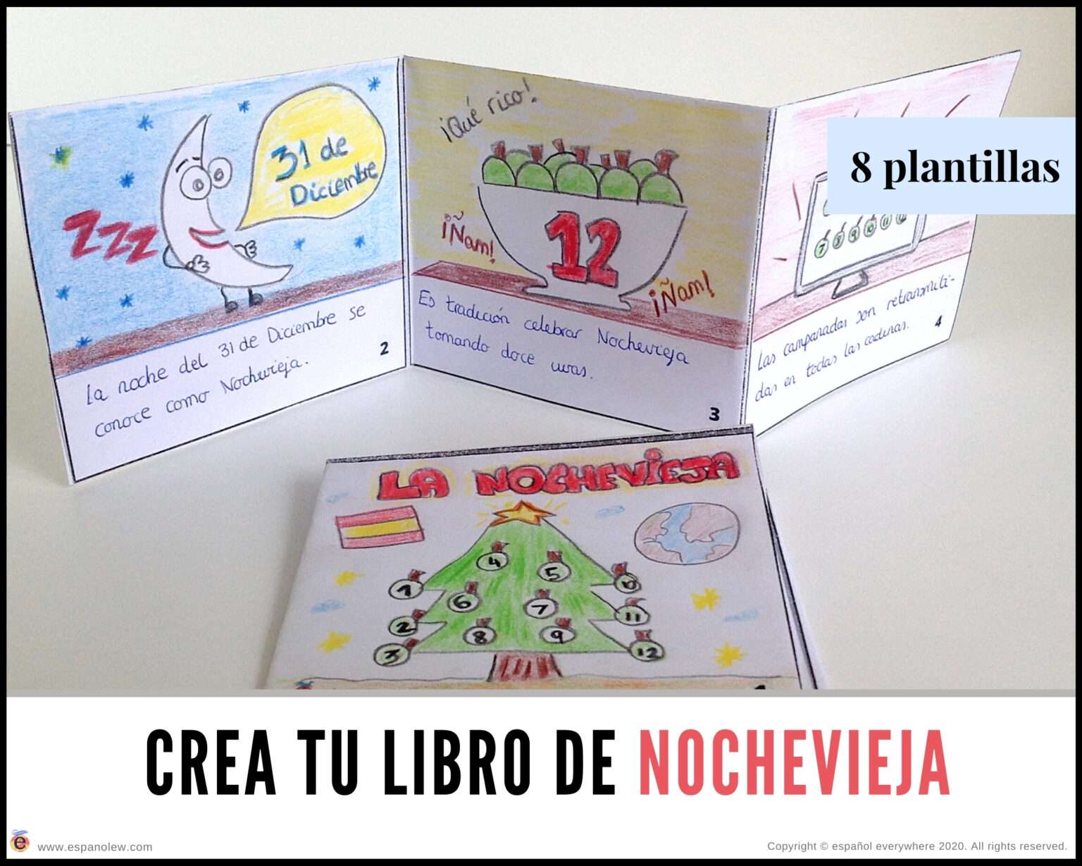 🍇12 UVAS DE LA SUERTE. Ideas para Nochevieja con niños