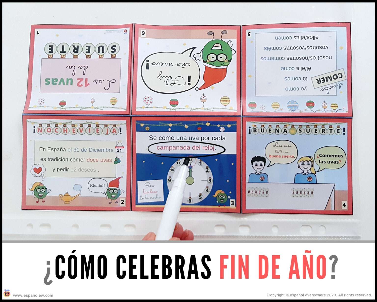 🍇12 UVAS DE LA SUERTE. Ideas para Nochevieja con niños