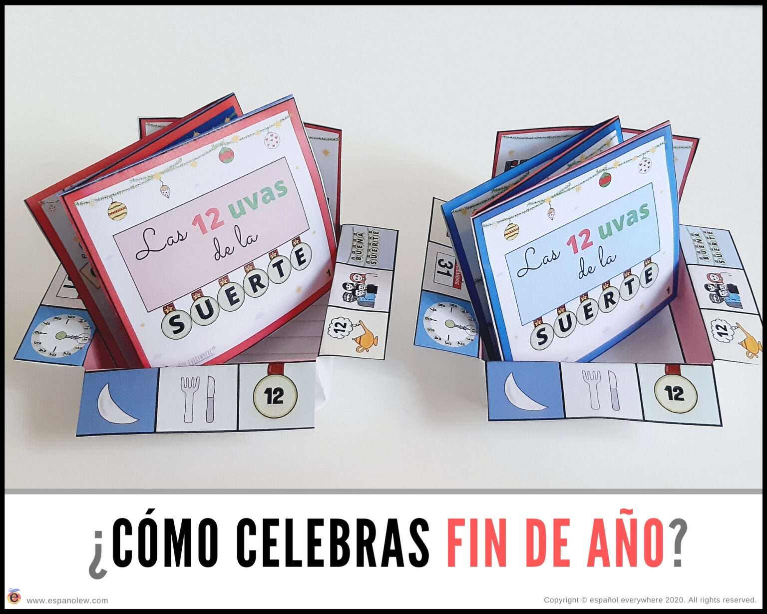 🍇12 UVAS DE LA SUERTE. Ideas para Nochevieja con niños