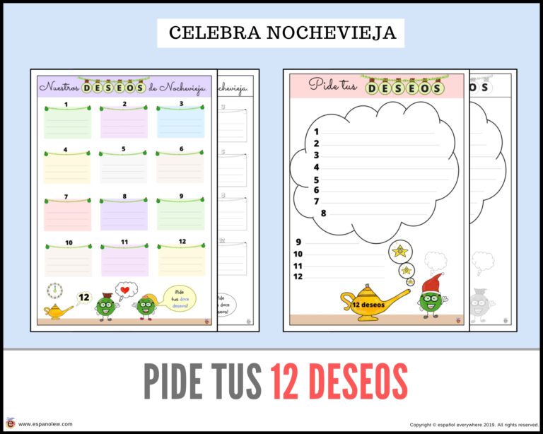 🎉 CAJAS DE LOS DESEOS- Juegos y manualidades para Nochevieja y Año Nuevo.