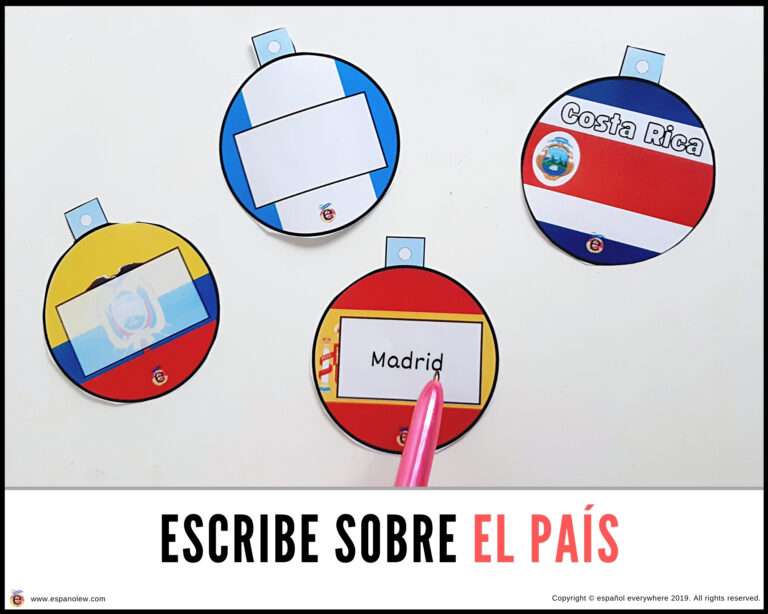 Spanish Speaking Countries. Bolas de Navidad con países ...