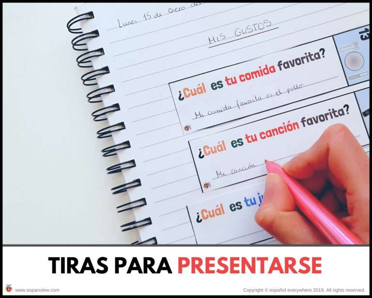 Actividades para presentarse. Clase de español para niños. Ideas para ...