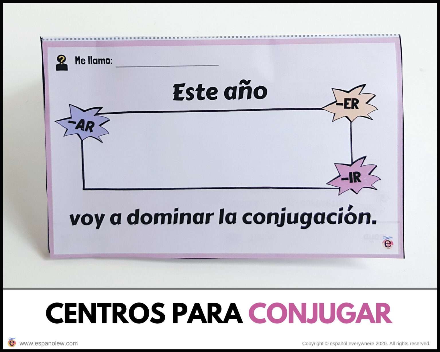 Centros para conjugar. Actividades para aprender a conjugar verbos ...