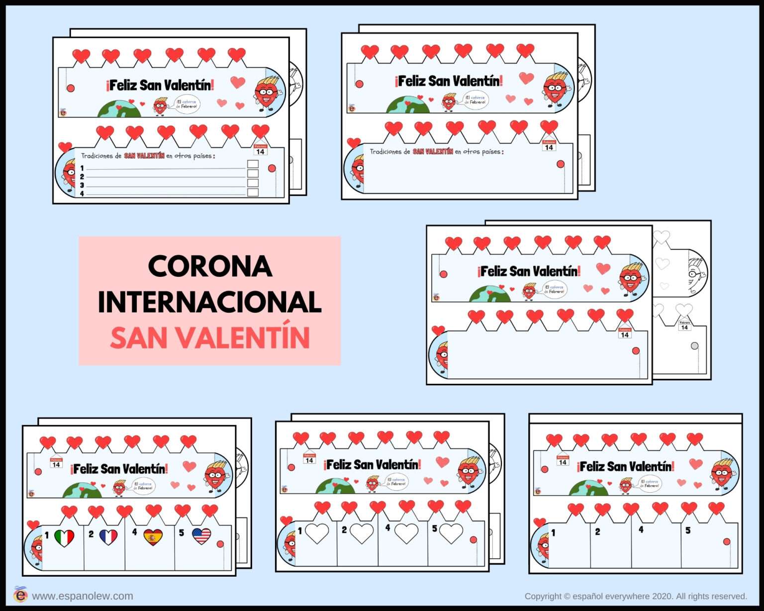 Coronas internacionales de San Valentín. ómo se celebra San Valentín en ...