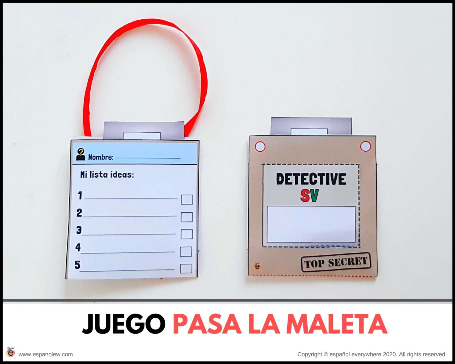 Juegos de detectives para niños. Actividades con verbos y de repaso en ...