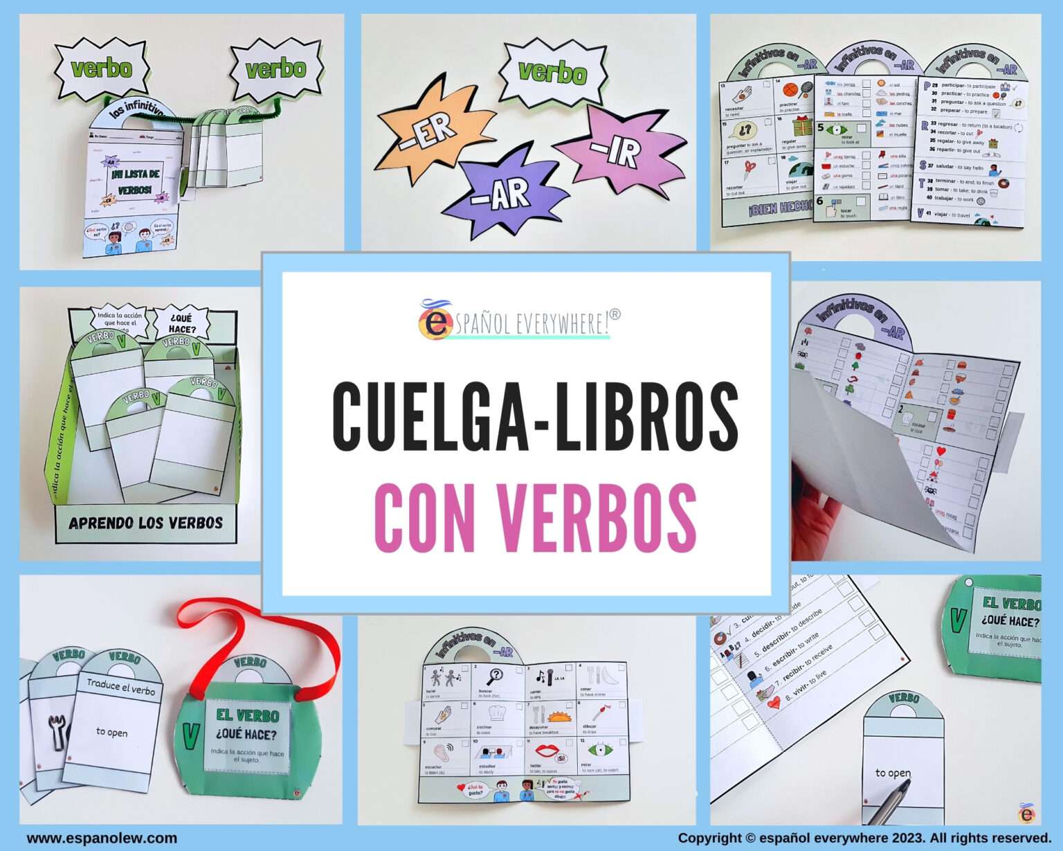 Libros y juegos con verbos. Cómo aprender los verbos en clase de ...