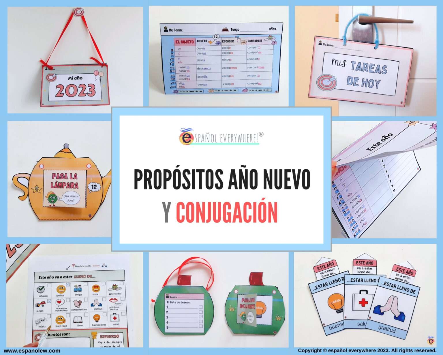 Manualidades y juegos para Año Nuevo. Manualiddes con propósitos de Año ...