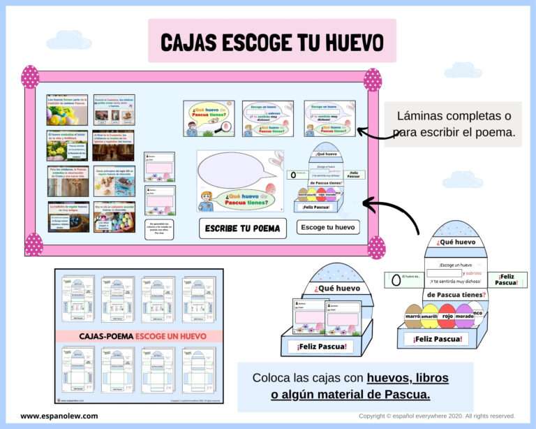 💻´poema de Pascua´- Colores y vocabulario. – español everywhere