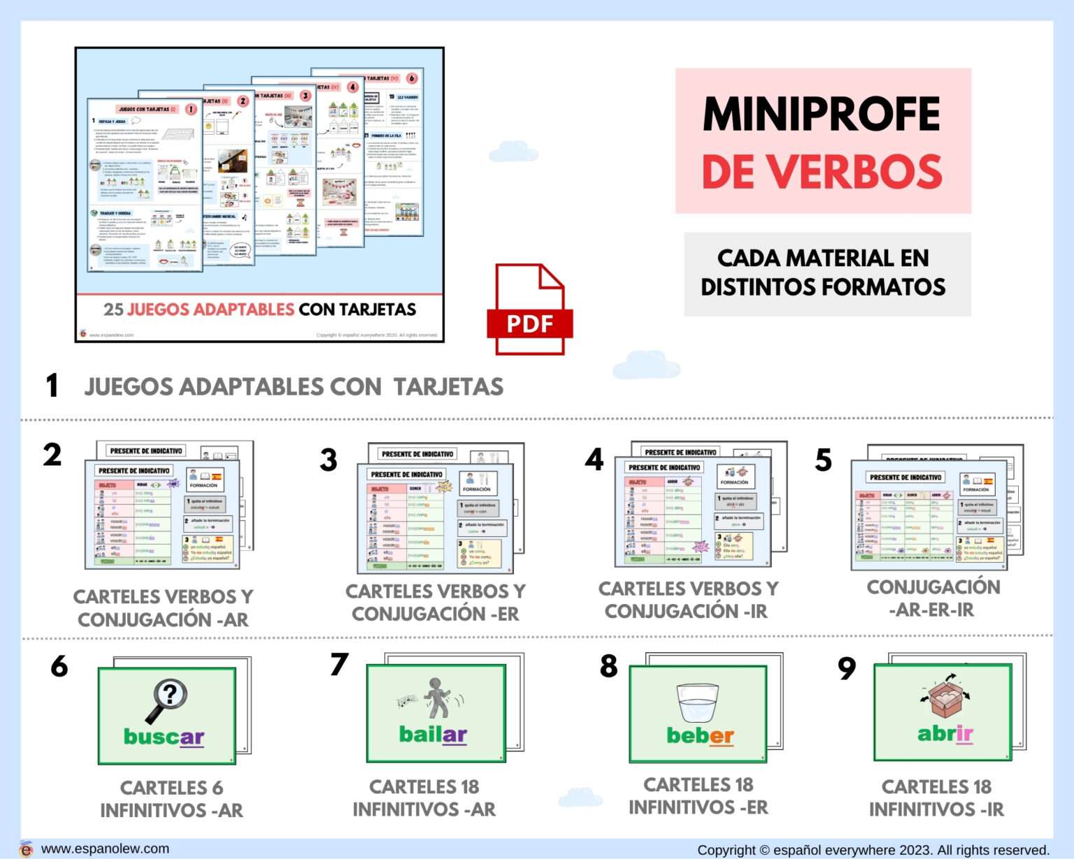 Actividades y juegos con verbos. Cómo enseñar los verbos en clase de ...