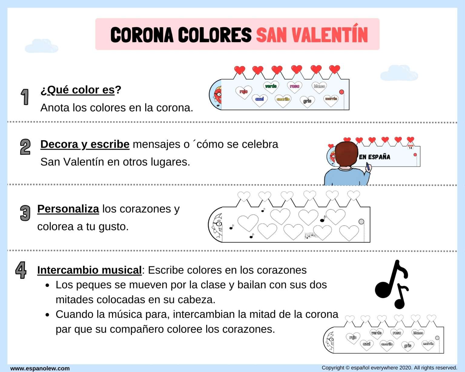 💻 LAS MEDIAS-PULSERAS. Actividades para San Valentín, y repaso de ...