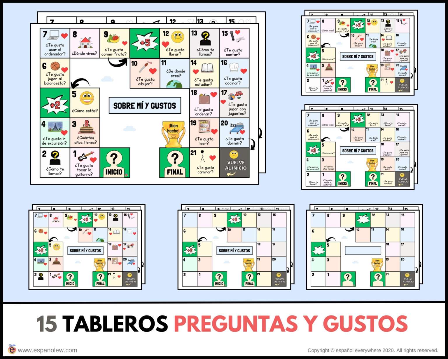 Juego de mesa para presentarse. Todos sobre mí. Ideas para la vuelta al ...
