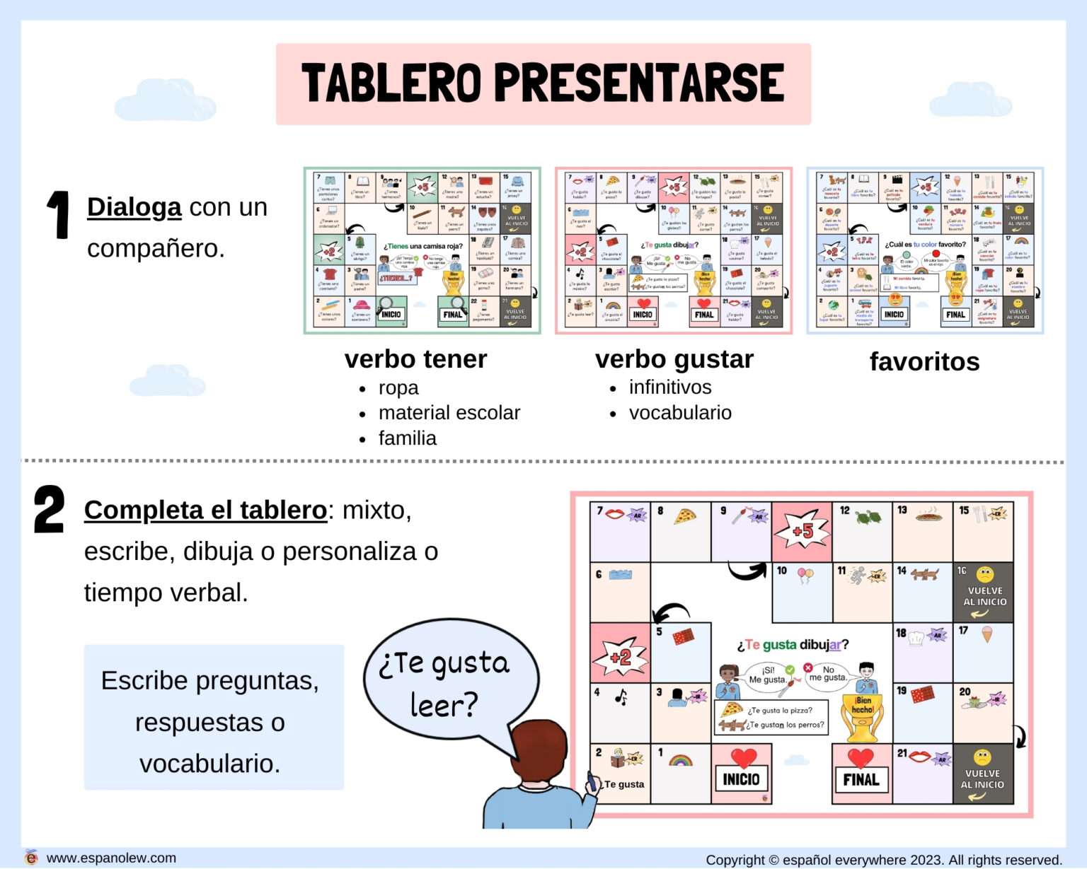 Juegos para presentarse. Todo sobre mí. Ideas para la vuelta al cole en ...