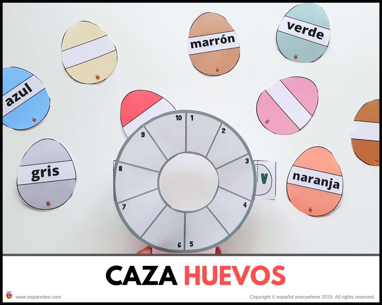 Caza de huevos. Actividades y juegos para niños en Pascua. Manualidades ...