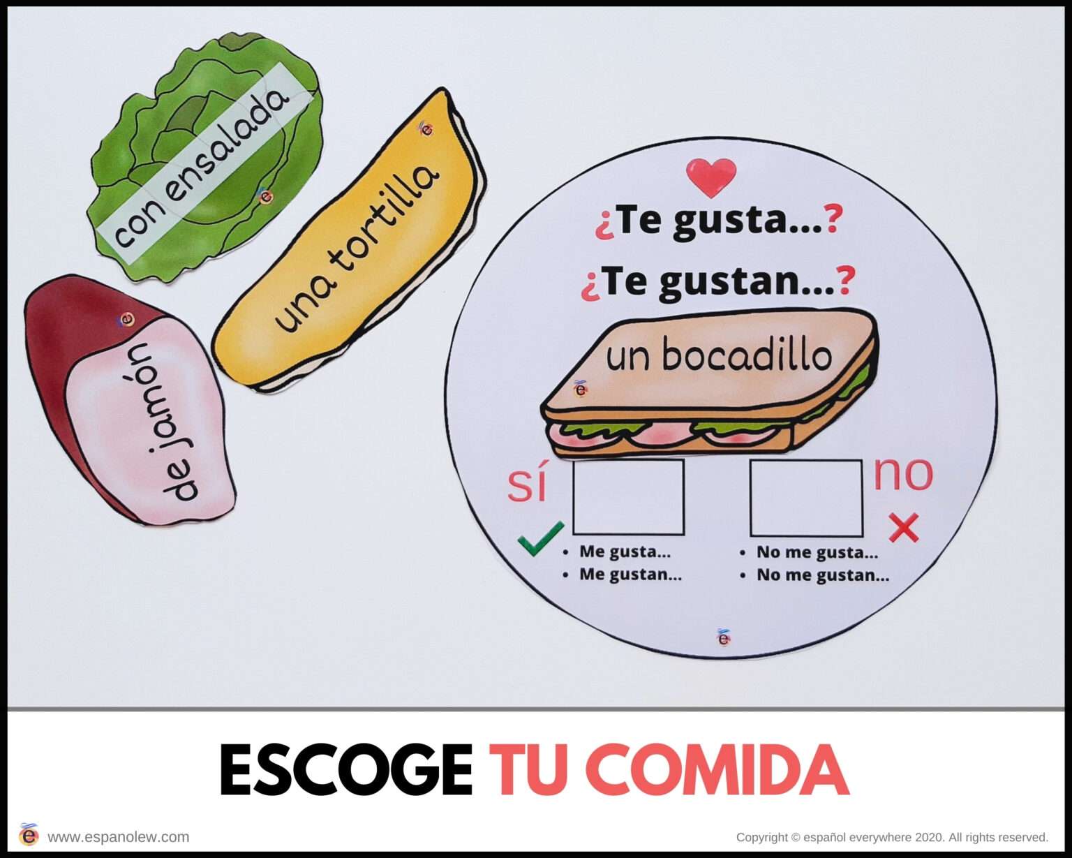 💡Juego de rol ´EN LA CAFETERÍA´. Clase de español para niños.