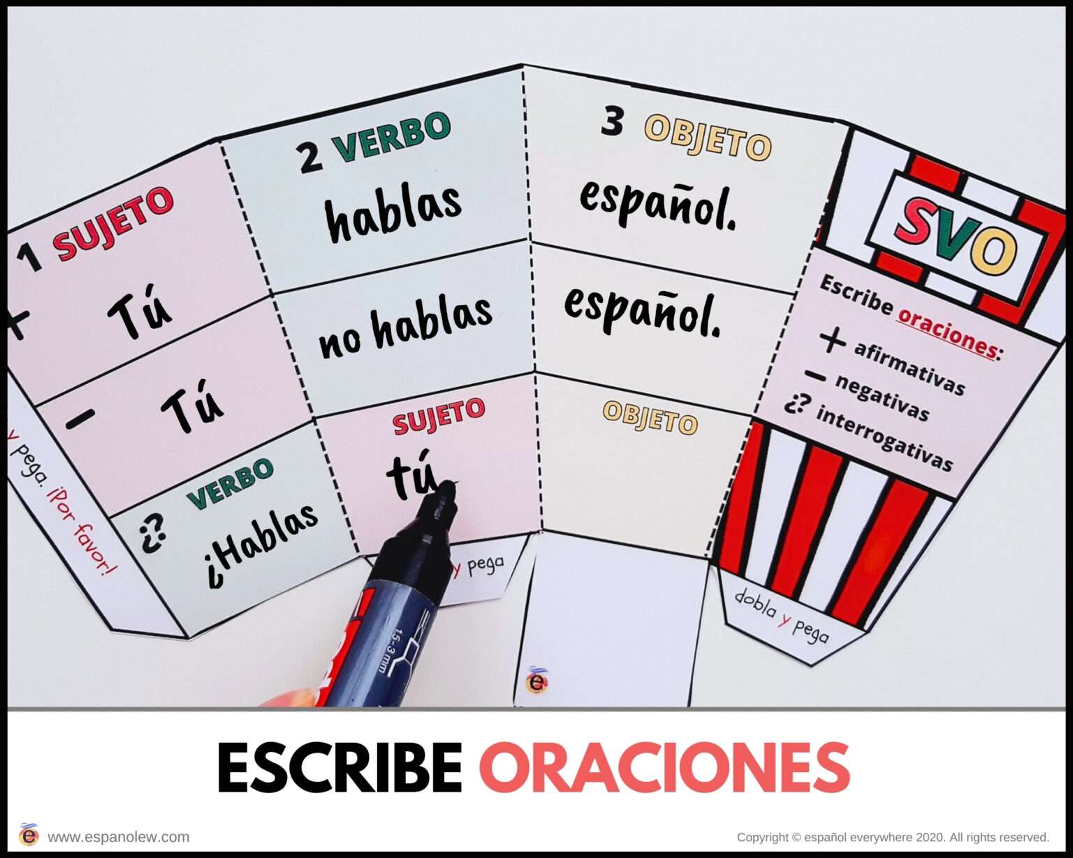 Juegos y actividades para crear oraciones. Las partes de la oración ...