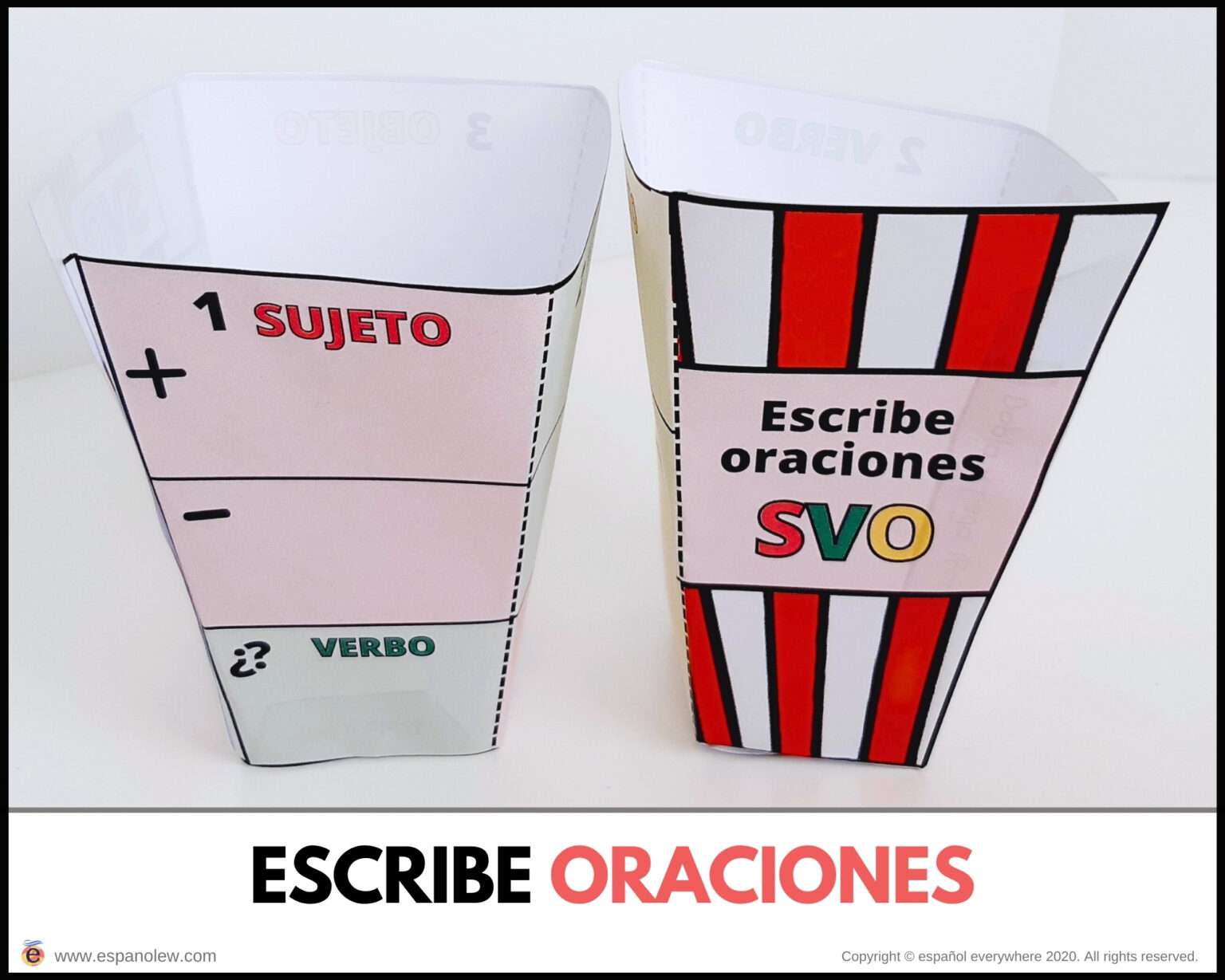 Juegos y actividades para crear oraciones. Las partes de la oración ...